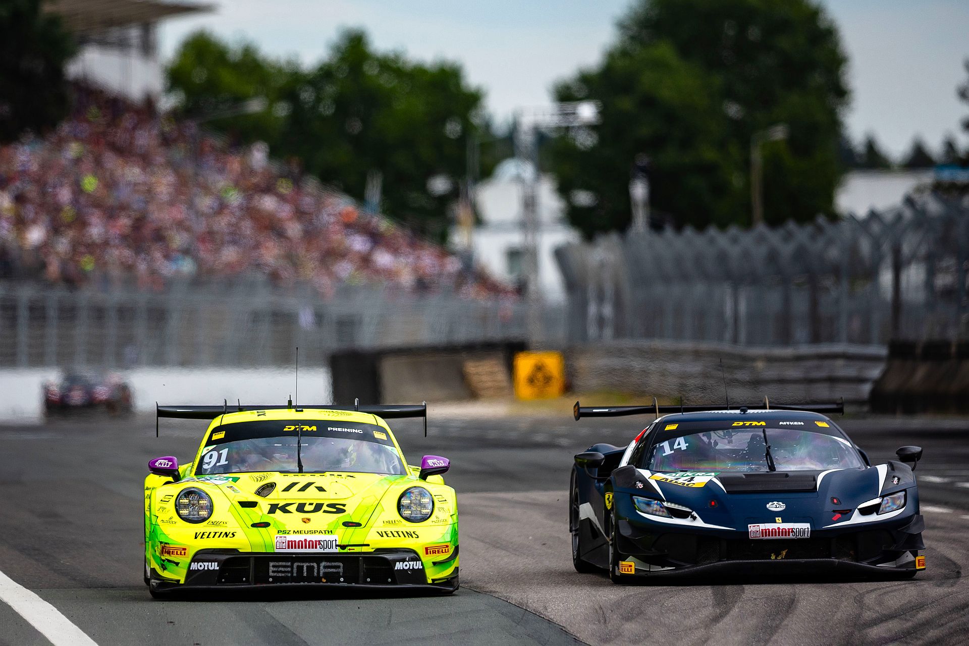DTM: Dritter Sieg am Norisring – Preining schlägt Ferrari-Duo